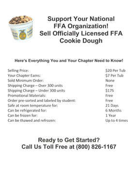 Sell Cookie Dough